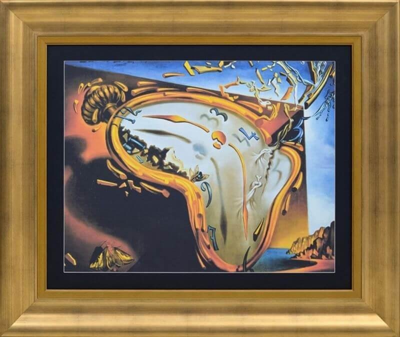 Quadro Salvador Dali Melting Watch 95x80cm | MadeiraMadeira